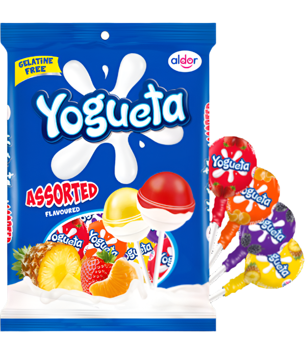 Yogueta Lollipops 48 in a pack | Sweet City - Chocolates | Sweets ...